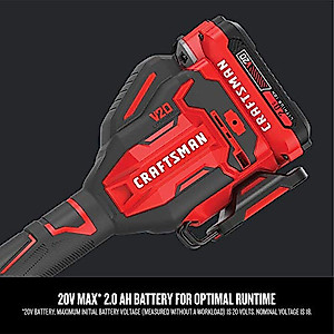 CRAFTSMAN V20* WEEDWACKER® Cordless String Trimmer with Quickwind™, 13-Inch (CMCST920D2)