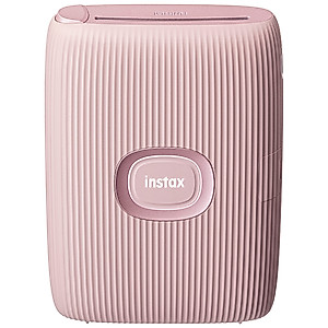 Fujifilm Instax Mini Link2 Instant Smartphone Printer (Soft Pink) Bundle with Instax Mini Twin Film Pack (2-Pack) and Instax Film Kit (4 Items)