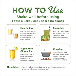 Organic Ginger Juice, 99% Pure Ginger Juice by The Ginger People – Drug Free Digestive Health, Original Flavor, Premium Quality Organic Ginger Juice, 32 Fl oz Bottle (Pack of 1)