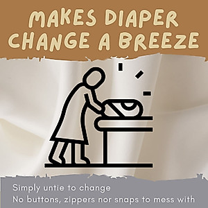 Terriboo Newborn Baby Boy Long Sleeve Sleeper Gown Coming Home Outfit Nightgown Hat Set 0-3 month (Green)