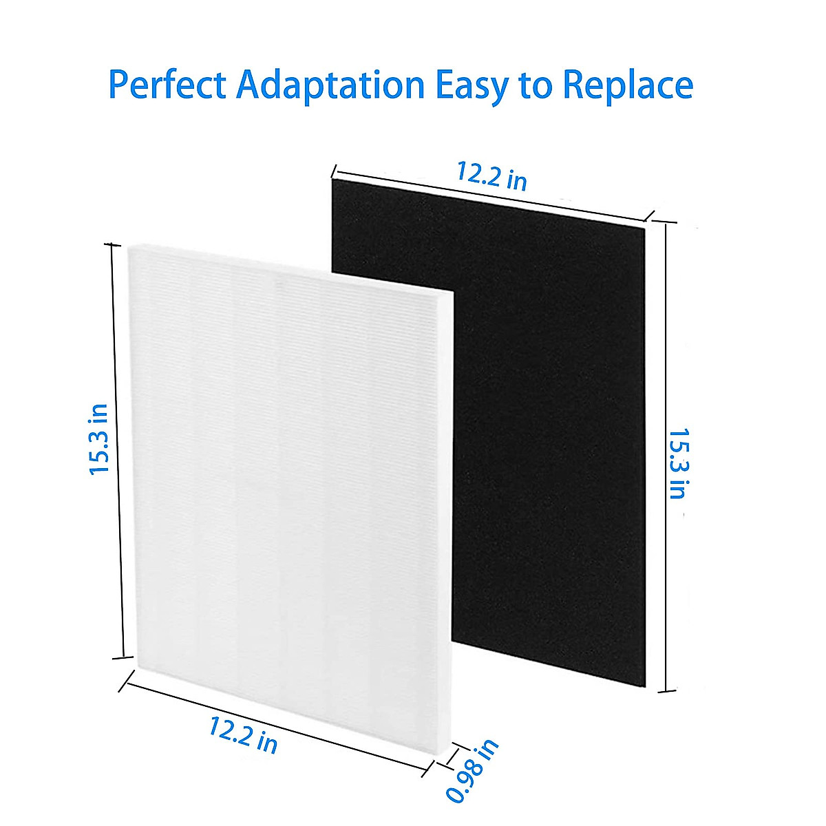 2 Pack D3 Replacement Filter Fit for Winix D360 Air Purifier