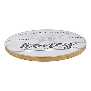 Boston Warehouse Farm Fresh Honey 12 Inch Bamboo Lazy Susan (79892)