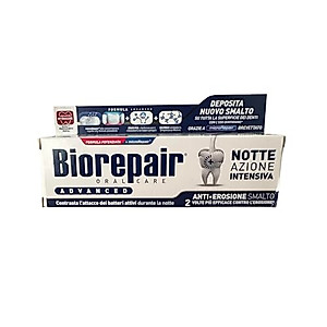 [ 2 PACK ] Biorepair Night Intensive Toothpaste 75 ML - Packaging May Vary