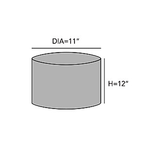 Covermates Keepsakes - Round Appliance Cover - Dust Protection - Stain Resistant - Washable - Appliance Cover-Bronze