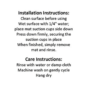 Deluxe Bathtub Mat Non Slip, Soft Foam Bath Mats for Bathroom Tub, Bathtub Mat with Drain Holes, Suction Cups- 36” X 17” - White