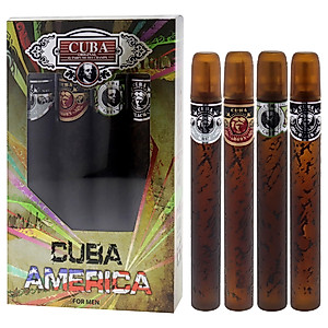 CUBA AMERICA 4-Piece SET, 4X35 ML (BLACK, BROWN, GREEN, GREY)