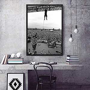 Rixart Pearl Jam Present Tense Poster Black And White Art Prints Wall Decor Photo Paper Material 36'' (24x36 inches)