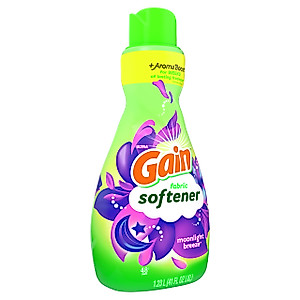 Gain Laundry Fabric Softener Liquid, Moonlight Breeze, Packaging May Vary, Total 192 Loads, 41 Fl Oz, Pack Of 4