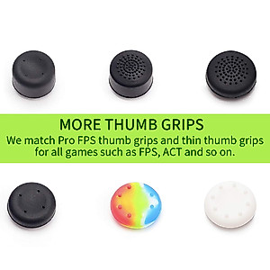 Skin Cover for Sony PS5 Dualsense Controller, Colourful Silicone Protecte Case Printing Cool Flowing Flame, with Pro Thumb Grips x 12