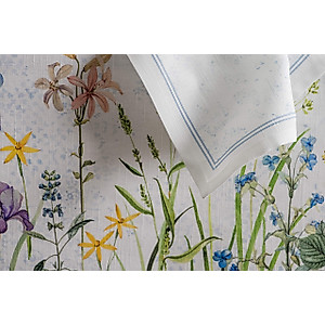 Maison d' Hermine Napkin 100% Cotton 20Inch x 20Inch Set of 4 Decorative Washable Cloth Napkins Table Napkin, Dining, Kitchen, Parties & Camping, Fleurs De Mai - Spring/Summer