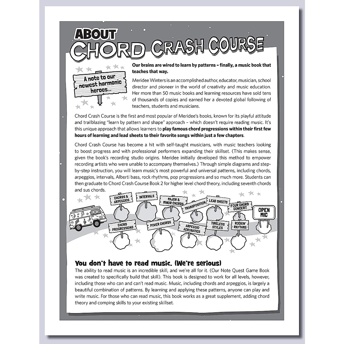 Meridee Winters Chord Crash Course: A Teach Yourself Piano Book for Older Beginners and Adults