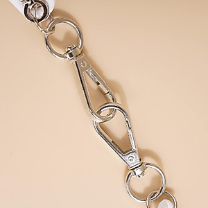 YERTTER Cute Color Acrylic Layered Jeans Pants Chains Hip Hop Trousers Chain Colorful Acrylic Gothic Rock Jean Pant Chain Waist Link Chain for Women Men Egirls (Blue)