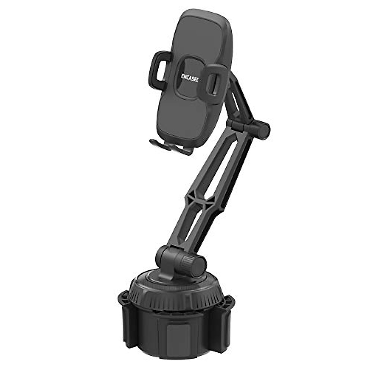 Encased Cup Phone Holder for Cars, Trucks and Vans (Fully Adjustable) Universal Cellphone Cradle Mount for iPhone 12/13/14 Pro Max/11/Xs Max/XR & Samsung Galaxy S9/S10/S20/S21/S22/ S23 Plus/Ultra