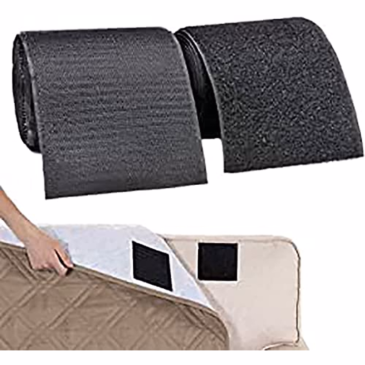 Velcro,Velcro Tape self Adhesive, Hook and Loop Tape Roll 10CM*1M Sewing Velcro Non-Adhesive Nylon Fabric Fastener Fastening Tape Heavy Duty Strips for DIY Craft Supplies,for Shoes,Bags,Gloves,Etc.26