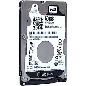 WD Black 500GB - 7200 RPM SATA 6 Gb/s 32MB Cache 7 MM 2.5 Inch - WD5000LPLX