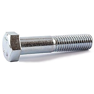 1/4"-20 x 3 3/4" | HEX Bolt | Grade A | A307 | Partially Threaded | ZINC CR+3 (Qty: 50)