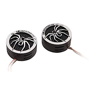 Soundstream TWT.5 1-Inch TWT Series PEI Dome Tweeters , Black
