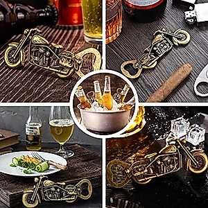 LKKCHER Motorcycle Beer Bottle Opener, Mens Gifts for Birthday Father’s Day, Christmas Gift Ideas for Men Husband Boyfriend Motorbike Lovers, Motorcycles Gifts