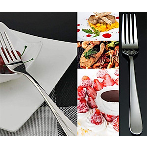 Stainless Steel Dinner Fork 7.3 Inch (8 Pcs)