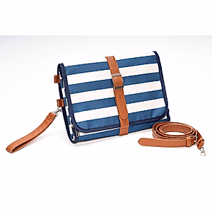 Baby Portable Diaper Changing Waterproof Pad with Pockets for Diapers and Baby Accessories