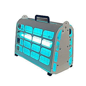 Gardner ATMX - 30, Portable Insect Control, 360 Degree, Two 15 Watt - UV Insect Lamps , Made in USA, White - Aluminum