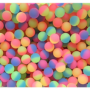 15 NEON ICY Frosted Super HIGH Bounce Balls HI Bouncy Superball CAT Toy 27MM 1"