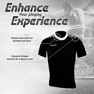 Vizari Velez Jersey, Black, Adult X-Large