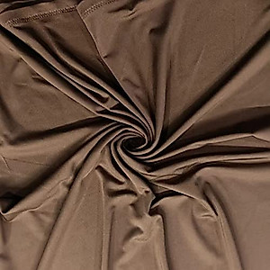 Women Long Tank Top Dress Ankle Length Solid Color Spaghetti Strap Bodycon Party Dress (Brown, S)