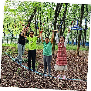 Athletic Gear Ninja Wheel Fitness Gear Kid Tools Train Wheel Ring for Children Indoor Hanging Ring Children Training Hanging Wheel Nylon Heavy Swing Set Accessories Climbing Gear