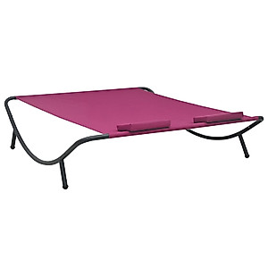 BULANED Outdoor Sofa,Patio Furniture Set,Outdoor Furniture, Patio Bed Fabric Pink