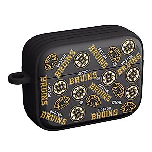 GAME TIME Boston Bruins HDX Case Cover Compatible with Apple AirPods Pro 1 & 2 (Select)