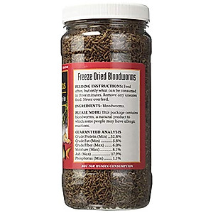 San Francisco Bay Brand Freeze Dried Bloodworms 1 oz.