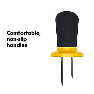 OXO Good Grips 8-Piece Corn Holder Set,Yellow,One Size