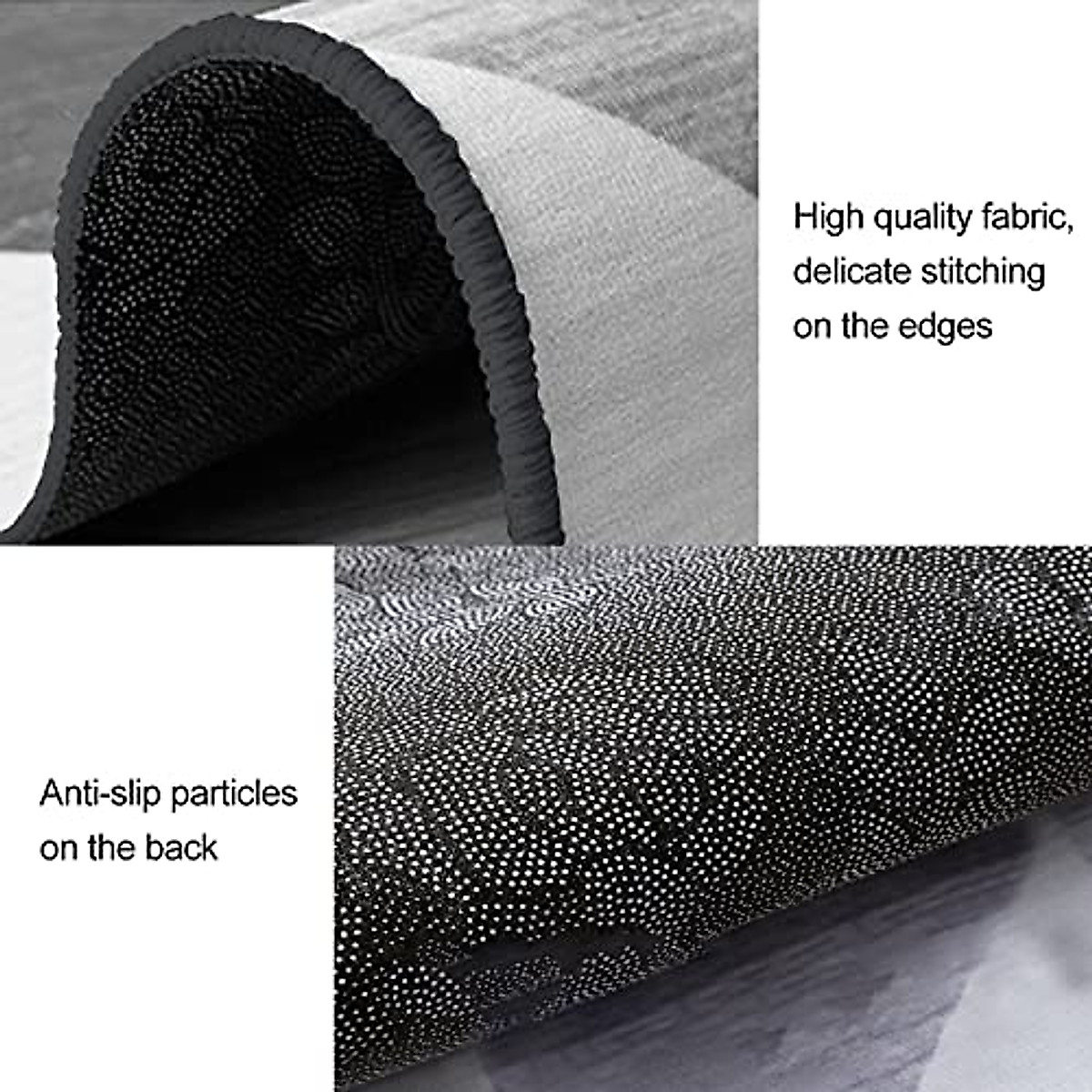 CAWIADFWJO Area Rug Soccer Field chalked Blackboard Football Stadium Board Painted Chalk Non-Slip Soft Carpet Floor Mat Indoor Multi 71inchx106inch