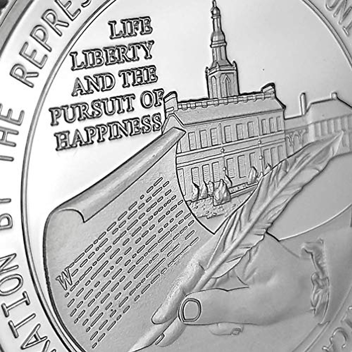 US Military Challenge Coin Presidential 1776 Declaration of Independence Commemorative Coin