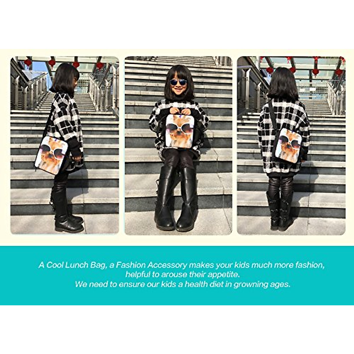 Generic Galaxy Printed Lunch Bags for Kids Insulated Lunch Box Cooler for Adult