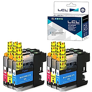 LCL Compatible Ink Cartridge Replacement for Brother LC105 XXL LC1053PK LC105C LC105M LC105Y 1200 Pages Super Yield MFC-J4710DW J4610DW J4510DW J4410DW J4310DW (6-Pack 2Cyan 2Magenta 2Yellow)