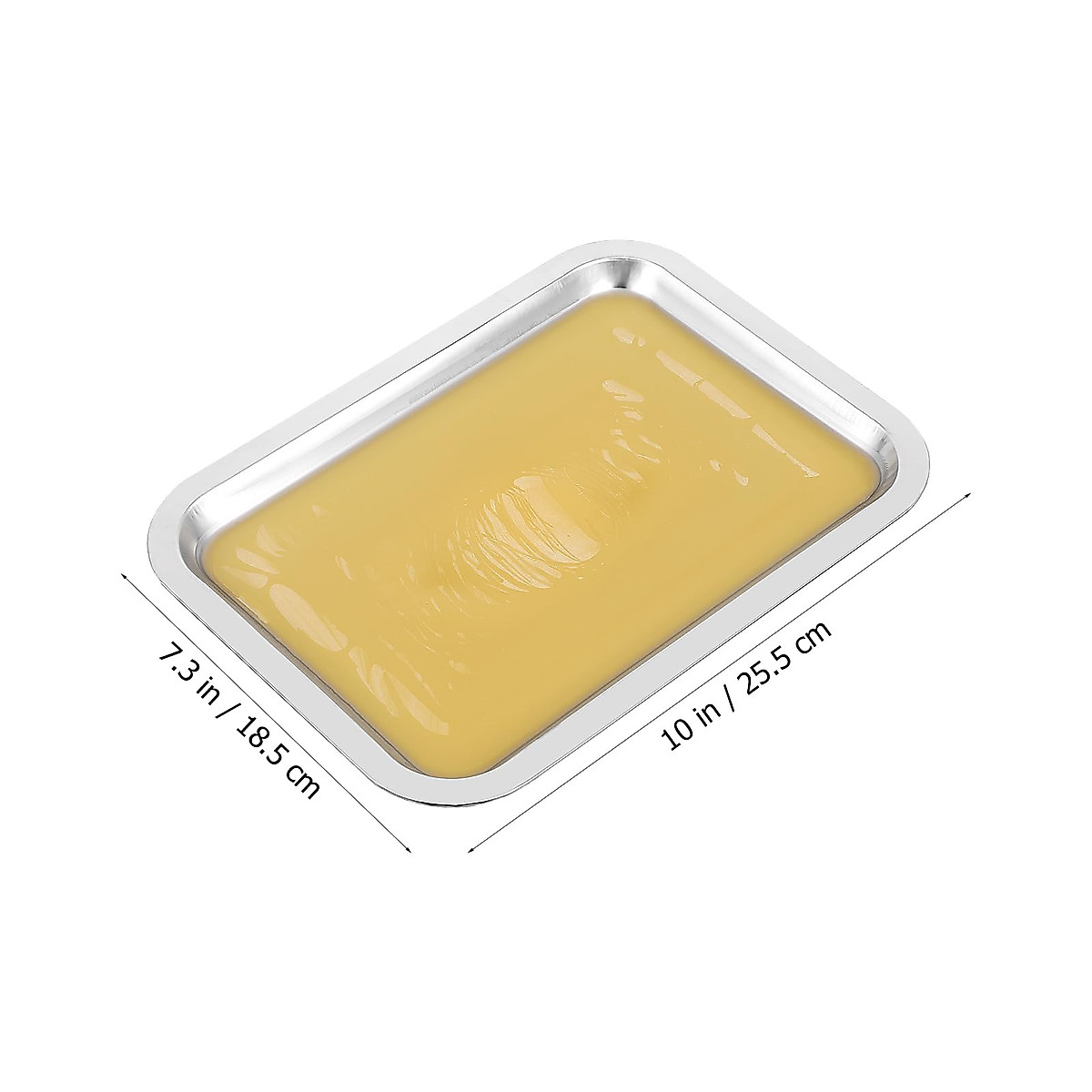 6Pack Premium Aluminum Dissection Pan with Wax, Disection Trays for Laboratory - Students - Science Experiments, 7" W 10" L