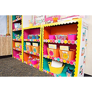 Teacher Created Resources Tropical Punch Circles Die-Cut Border Trim