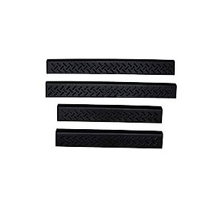 Auto Ventshade [AVS] Stepshield | Black, 4 pc | 91021 | Fits 2005 - 2015 Toyota Tacoma Access Cab