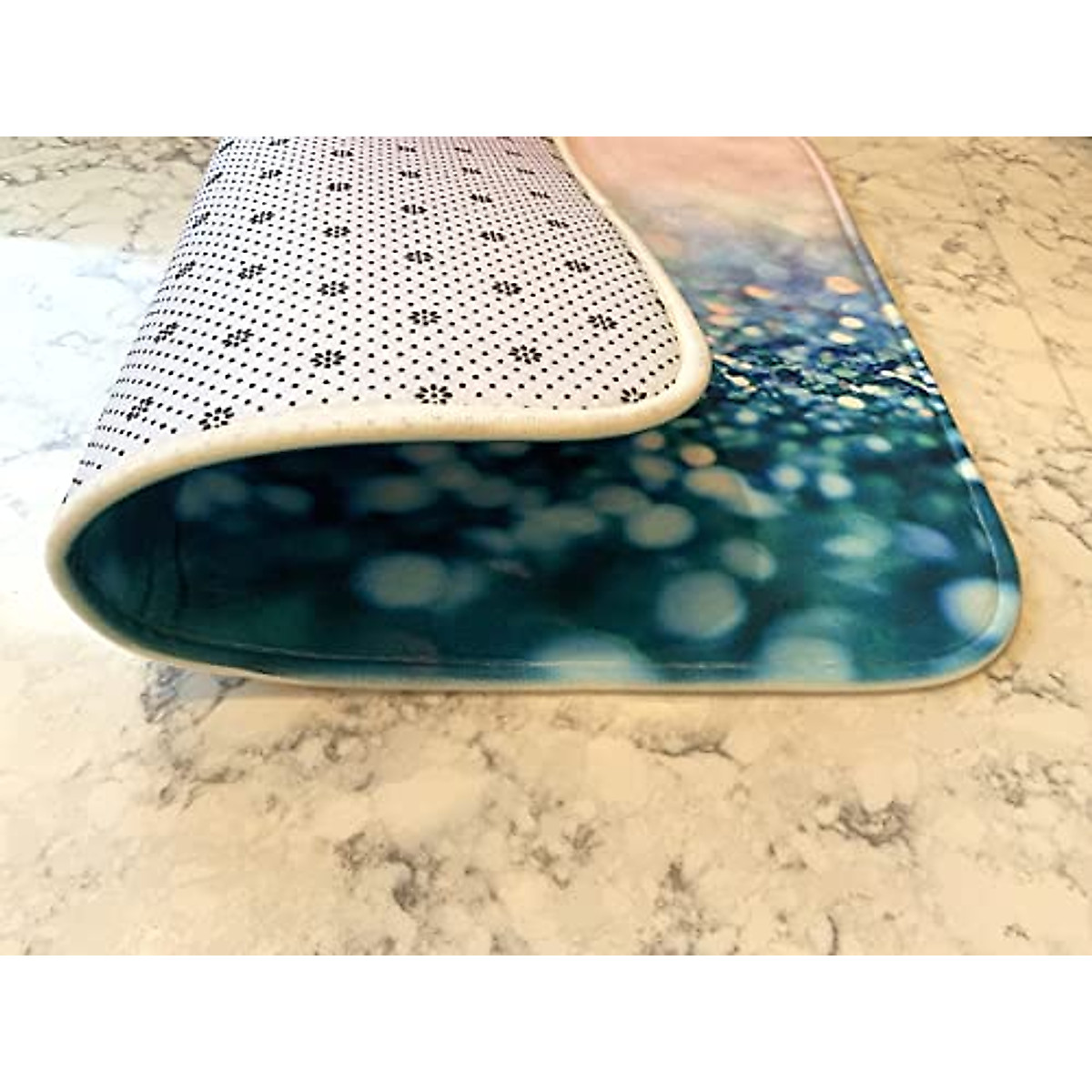 3dRose Nelis Dutch Village Dutch windmill, US flag, Michigan, USA - Dish Drying Mats (ddm-191761-1)