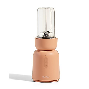 Our Place Splendor Blender - 1000W High-Power | Ultra-Sharp Blades | 2 Blending Modes | Includes 25 oz Personal Cup and Drinking Lid Set | Smoothies, Shakes & More | Spice