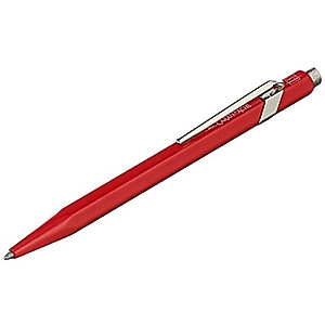 Caran d'Ache 849: Metal Pen Ballpoint Red, Red Cartridge (849.020)