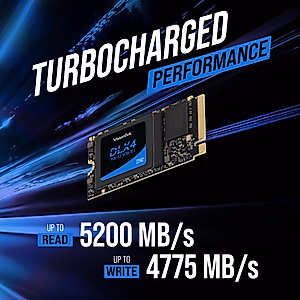 VisionTek 2242 DLX4 M.2 SSD - 1TB - PCIe Gen 4.0 x4 NVMe - 5200MB/s Read, 4775MB/s Write – Laptops, Handheld Gaming PCs, NUC