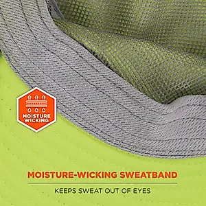 Ergodyne Ranger Hat-Neck Shade, Lime, L/XL