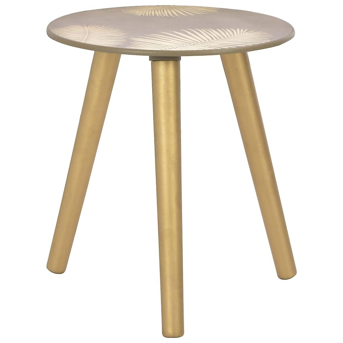 QJBSAVVA Nesting Side Tables 2 pcs Gold 15.7"x17.7" /11.8"x15.7" MDF,Entrance Table Tray Tables Center Table Low Table Suitable for Meeting Rooms, Reception Rooms, Offices