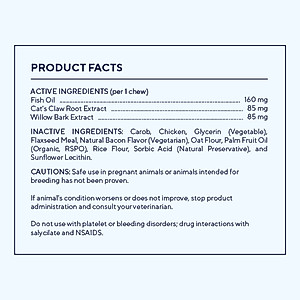 Pawfy Dog Pain Relief Anti Inflammatory | Joint Supplement for Dogs - Ideal for Senior & Large Dogs | Natural Hip & Joint Care Support | Dog Arthritis Pain Relief | Fast-Acting 30 Soft Chews