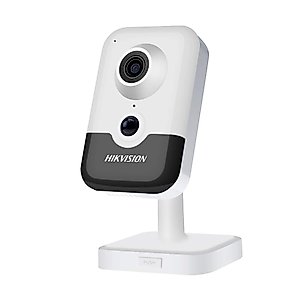 Hikvision 4MP PoE Cube Camera DS-2CD2443G0-IW, 2.8mm Lens with Build in Mic&Speaker, WiFi，Up to 128 GB SD Slot，Replacement Model for DS-2CD2442FWD-IW