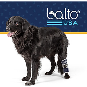 Balto Flexor Adjustable Hinged Dog Hock Brace – Ankle Brace –Variable Range of Motion or Full Immobilization – Post Surgical Support or Surgical Alternative – Back Leg (Medium/Large)
