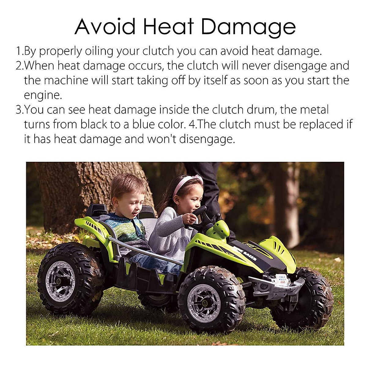 LotFancy Go Kart Clutch 3/4 Bore 10T for #40 41 420 Chain, Predator 212 Centrifugal Clutch, Up to 6.5 HP, Fit for Go Kart Minibike Baja Mini Bike MB165 MB200